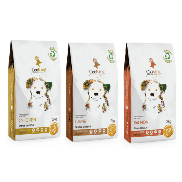 Cooking Small Breeds Cordero - Pollo - Salmón - Para Perro 2Kg ...